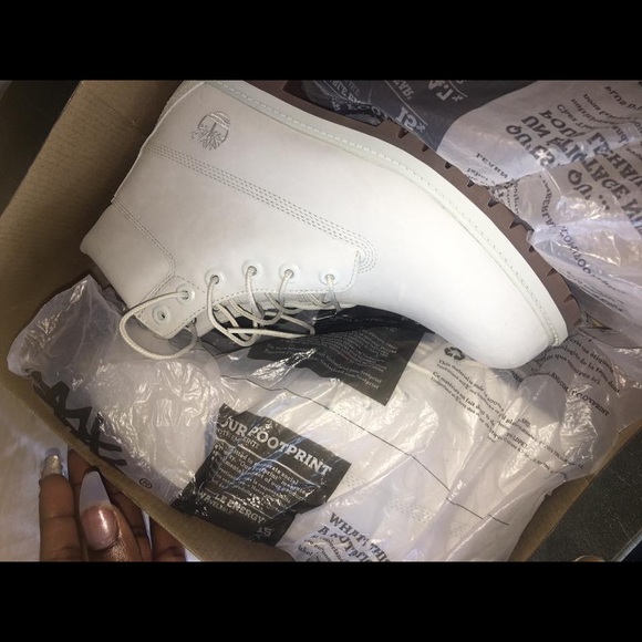 Timberland | Shoes | White Waterproof Timbs | Poshmark